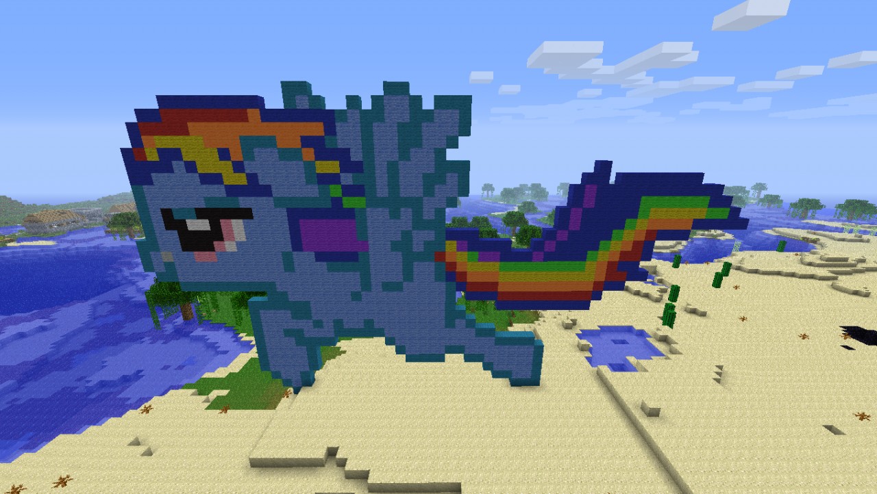 Rainbow Dash Minecraft Map