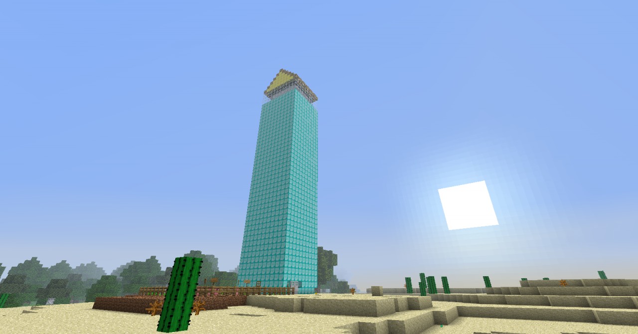 Diamond Skyscraper Minecraft Map