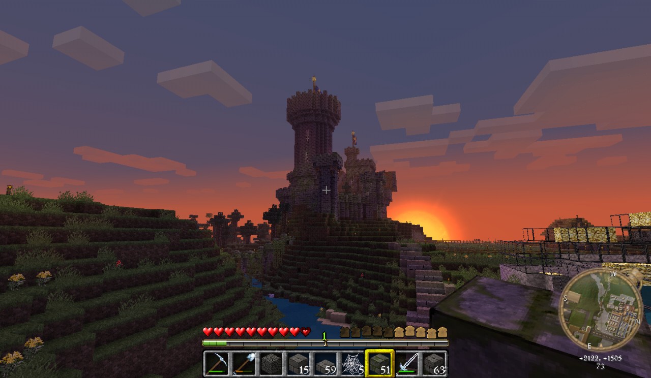 Tiny castle Minecraft Map