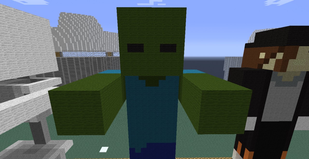 Zombie Statue Minecraft Map