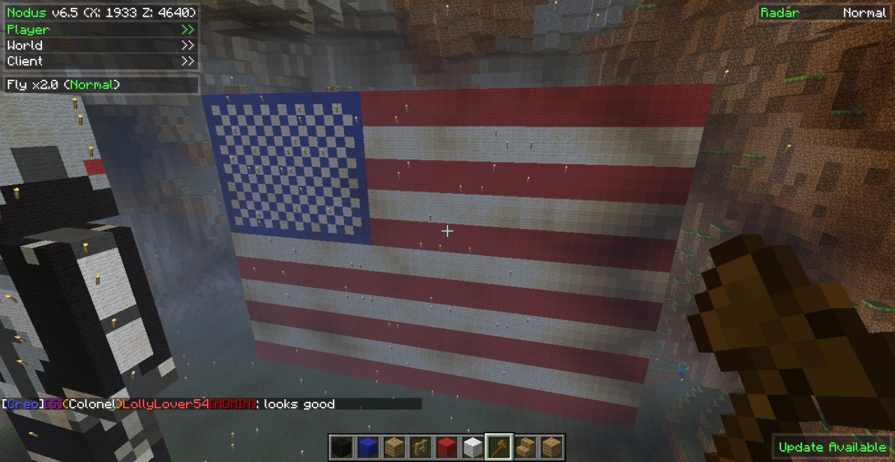 American Flag Minecraft Map