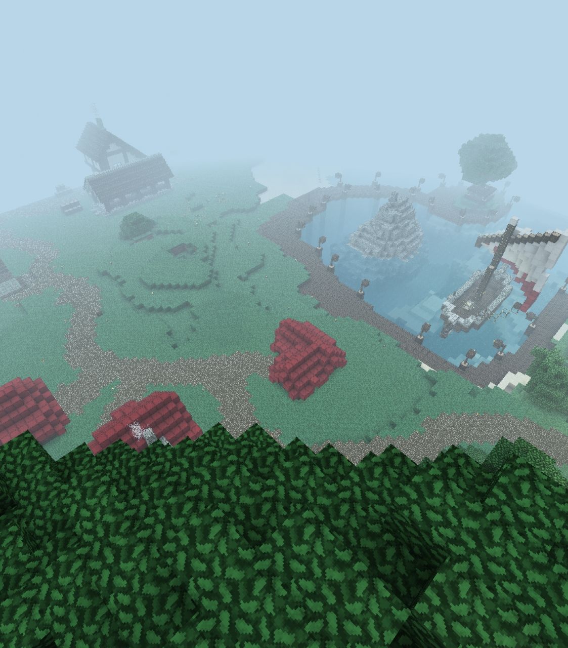 KingsCraft, slowly coming together. Minecraft Map
