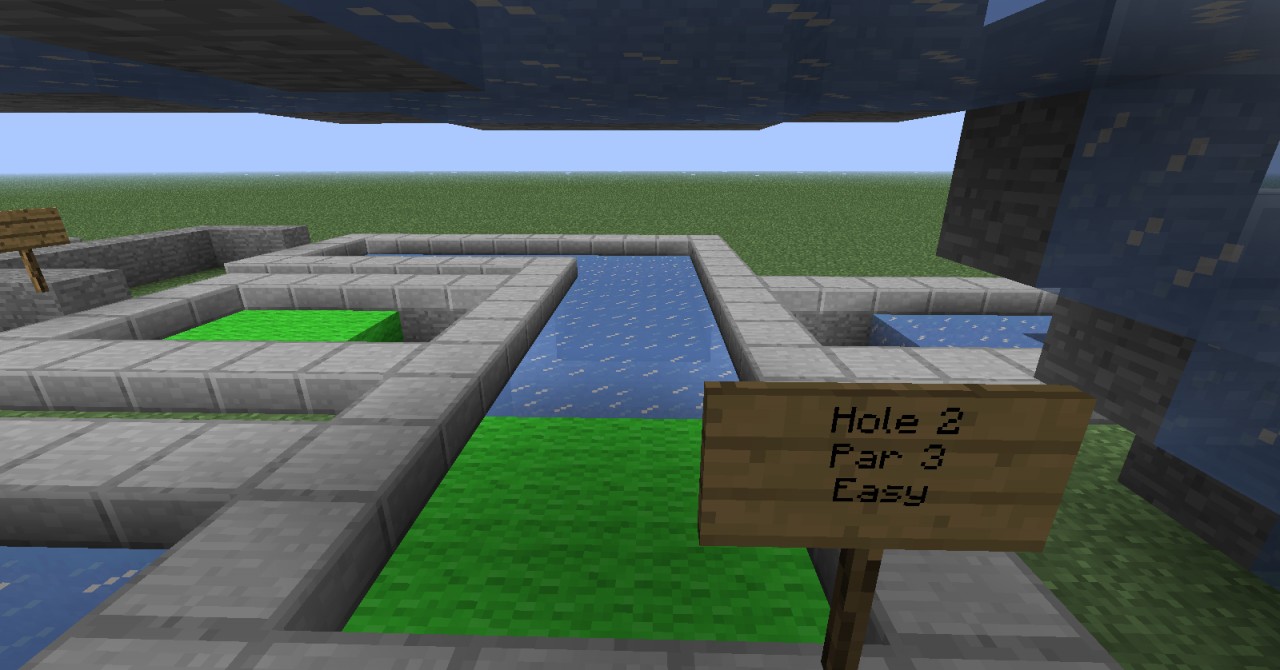 9 hole Mini Golf Minecraft Map