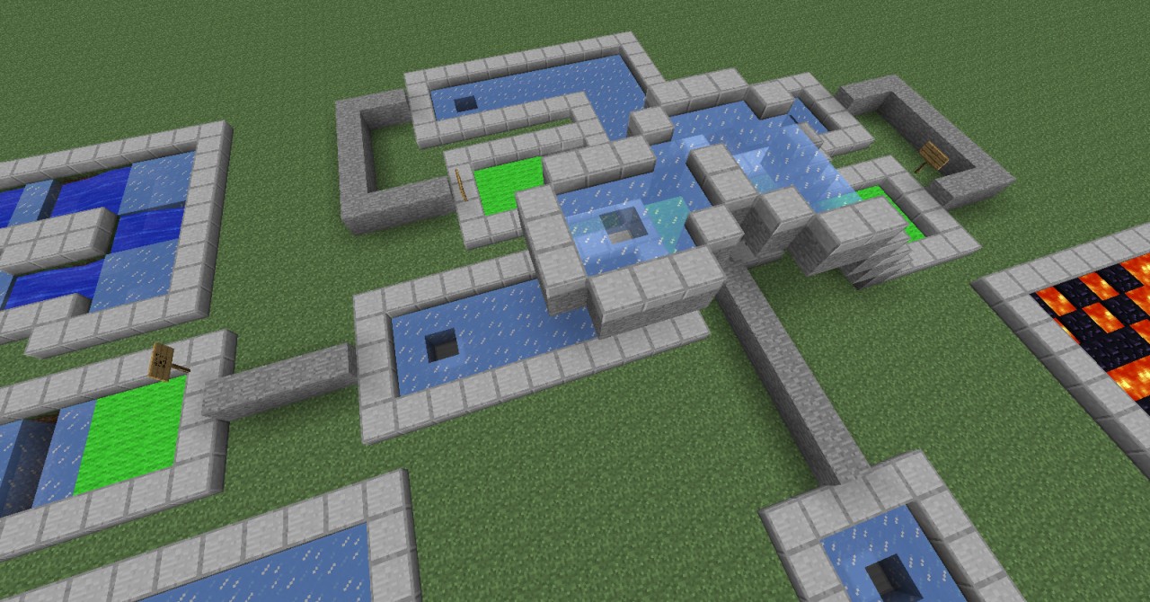 9 hole Mini Golf Minecraft Map