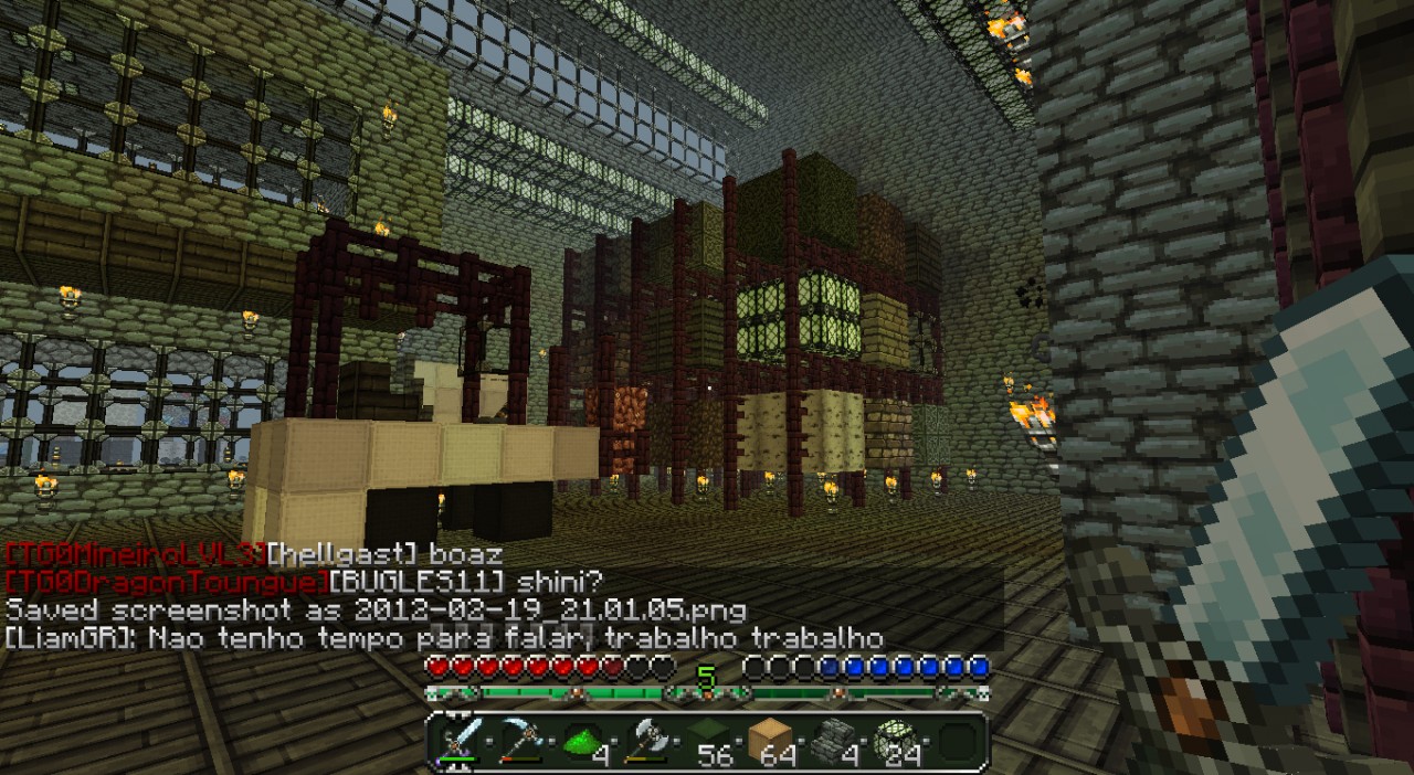 Docks with Warehouse and Cargo Ship Minecraft Map