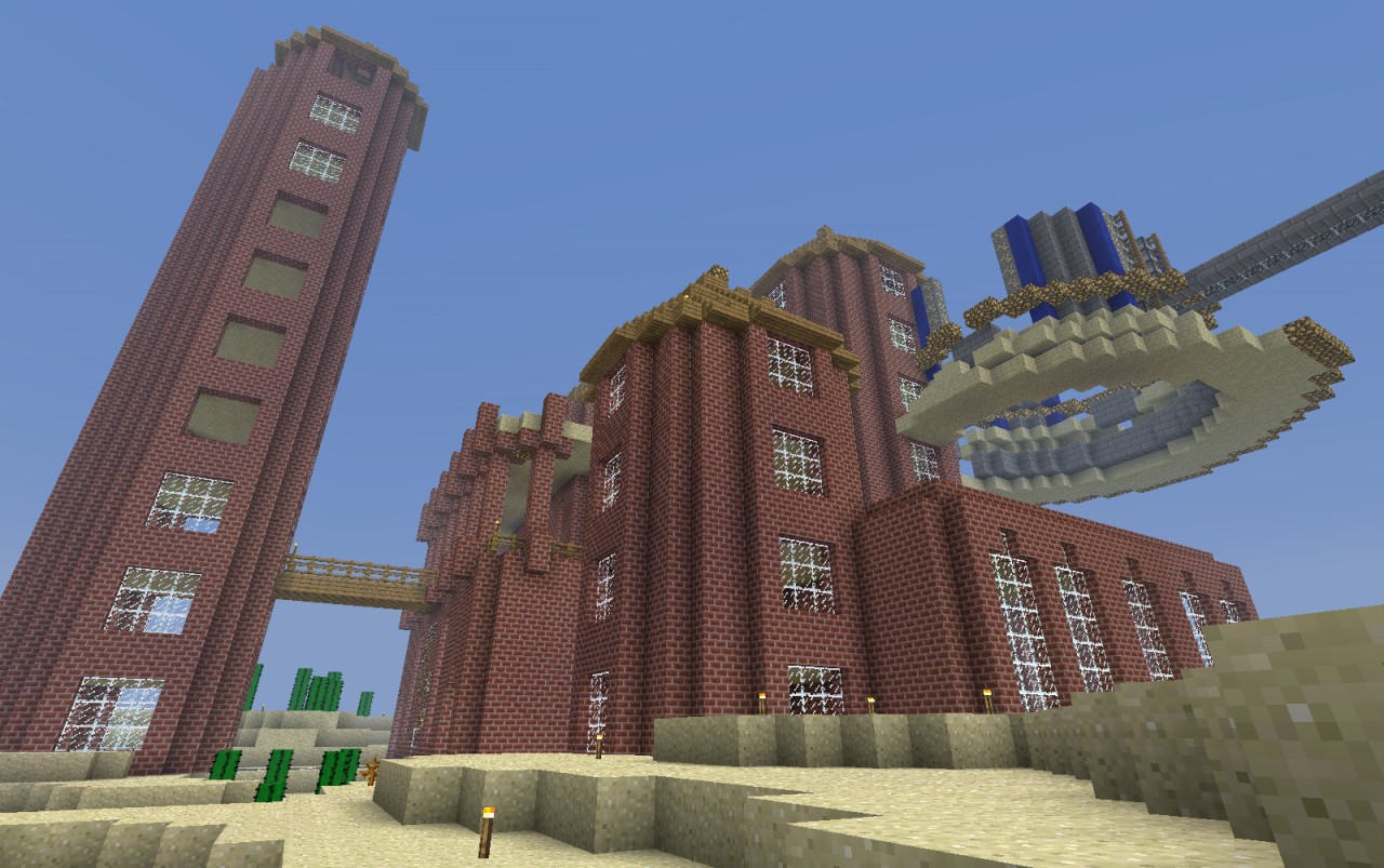 Red Brick Castle Minecraft Map