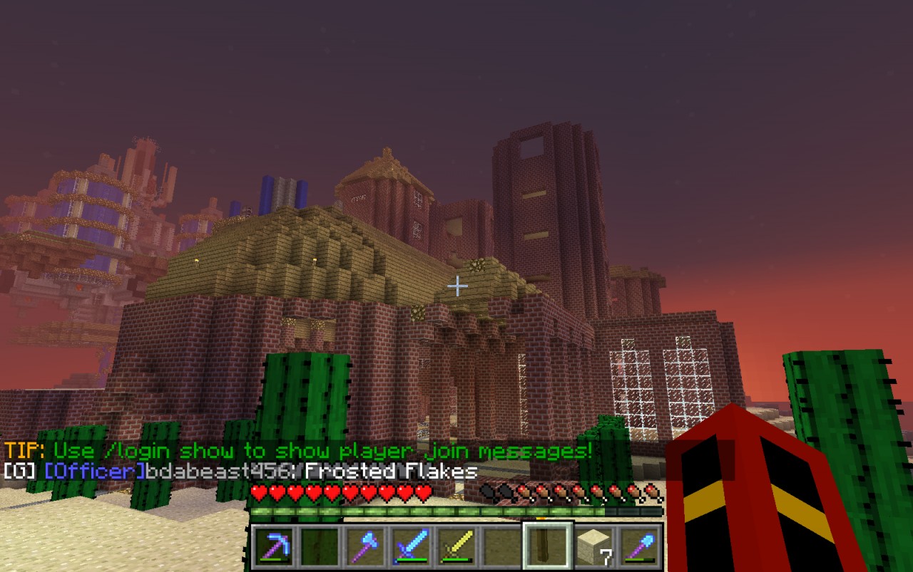 Red Brick Castle Minecraft Map