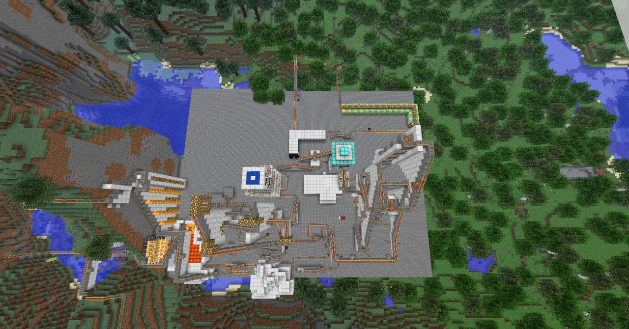 epic roller coaster Minecraft Map