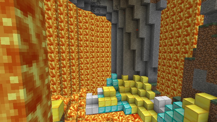 Red dragon w/ lair Minecraft Map