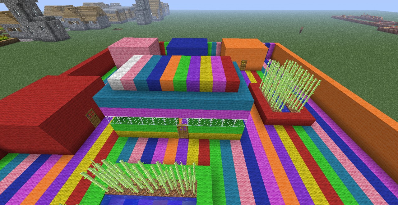 Wool Village Minecraft Map