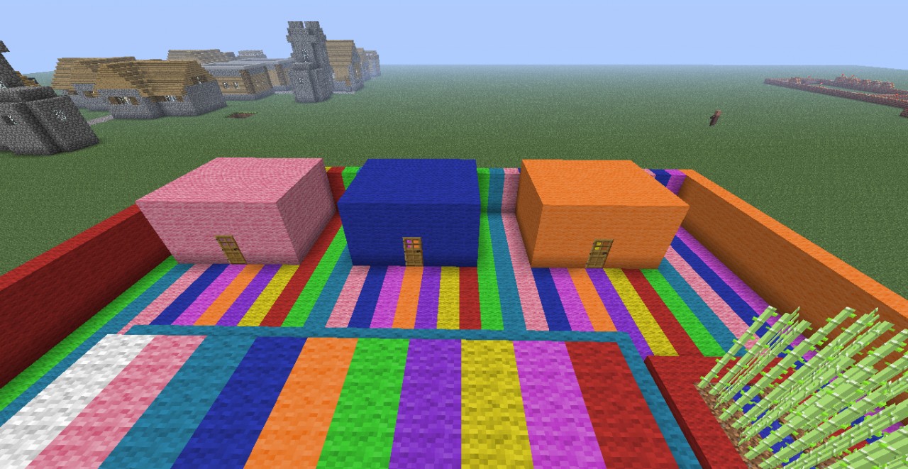 Wool Village Minecraft Map
