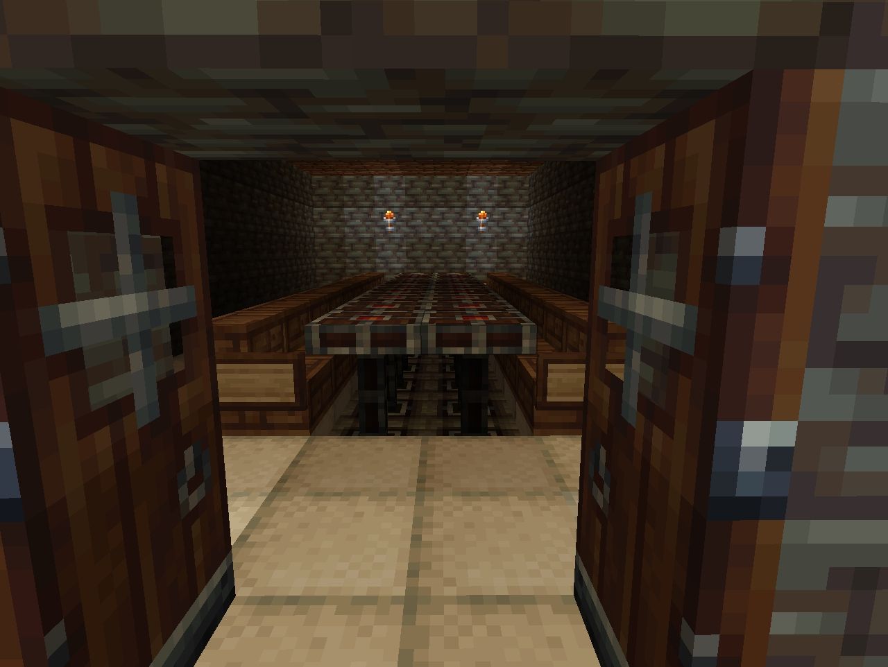 castle and small city Minecraft Map