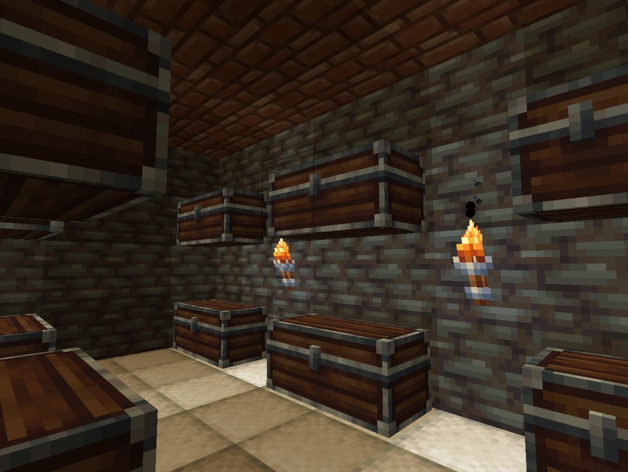 castle and small city Minecraft Map