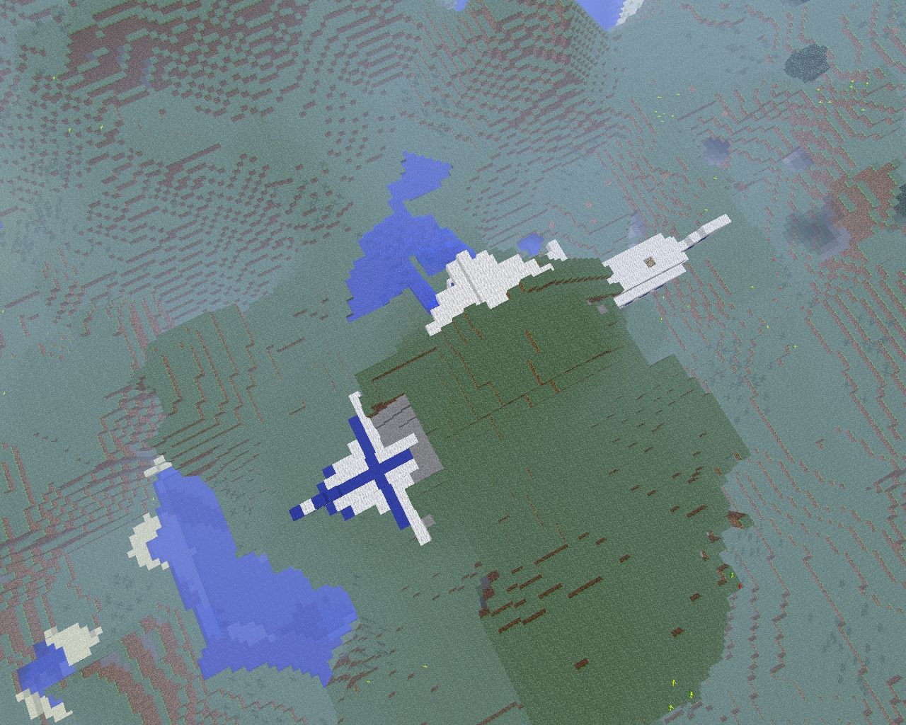 plane crash Minecraft Map