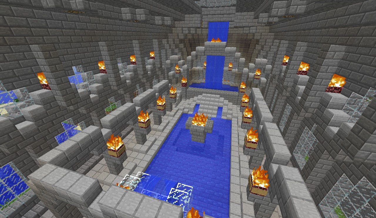 Roman Bath house (Thermae) Minecraft Map