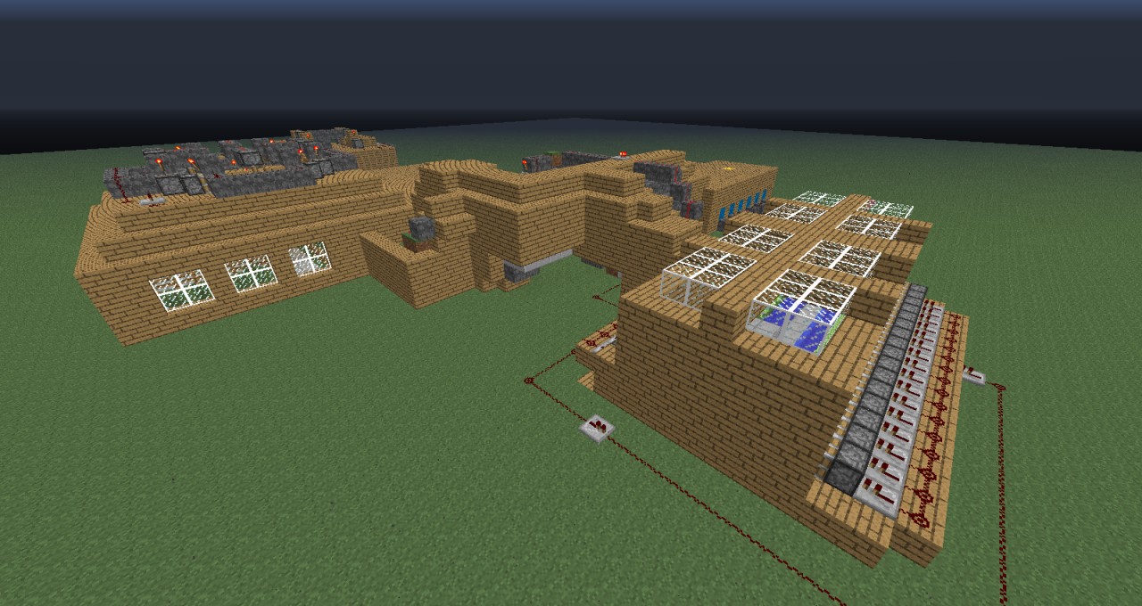 Piston House Minecraft Map