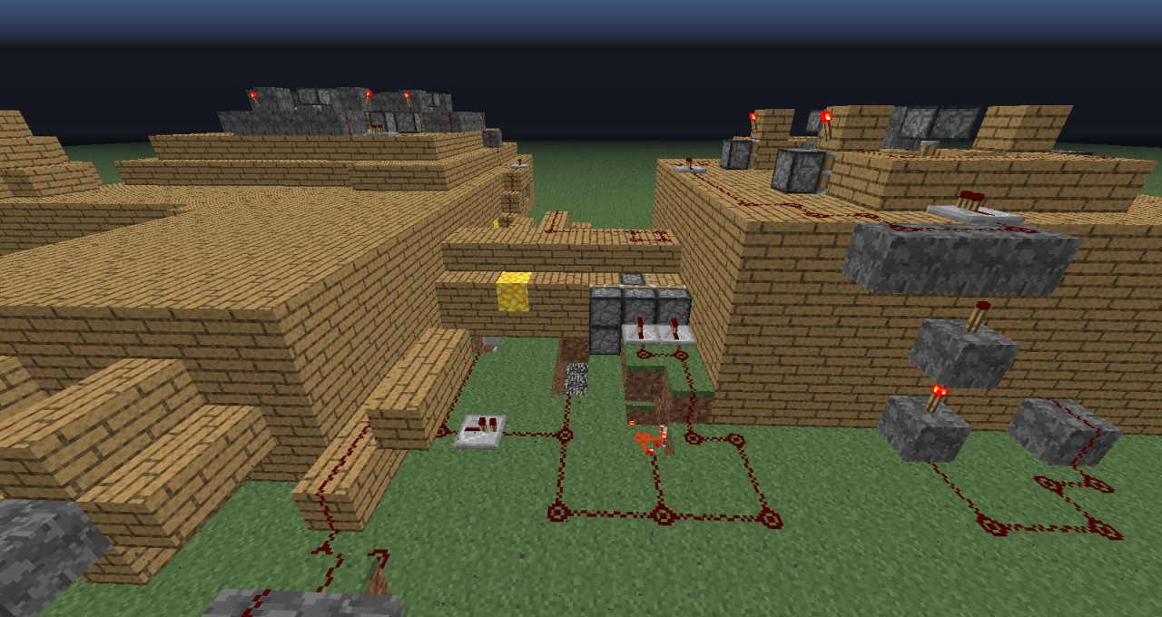 Piston House Minecraft Map