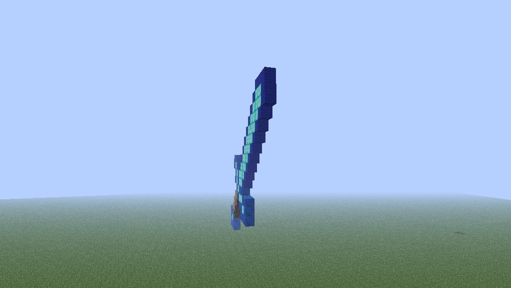 Diamond Sword Statue Minecraft Map