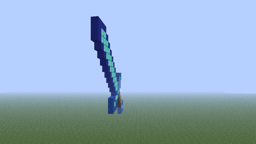 Diamond Sword Statue Minecraft Map