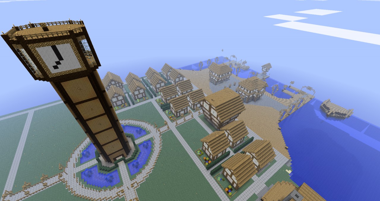 [5] Races. Human - Elves - Dwarves - Demons - and Drachais Minecraft Map