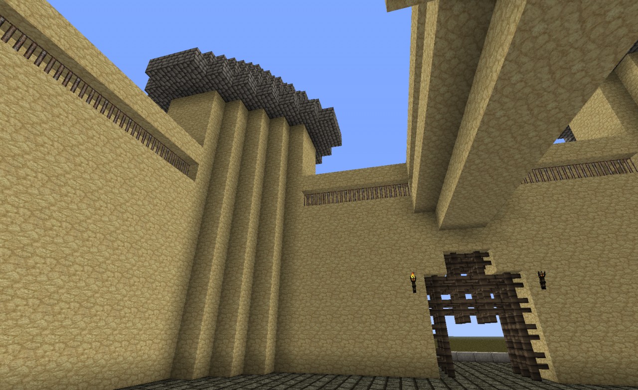 Sandstone Stronghold Minecraft Map