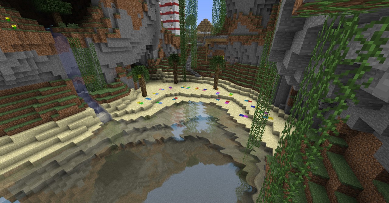 Sandy Beach Resort Minecraft Map