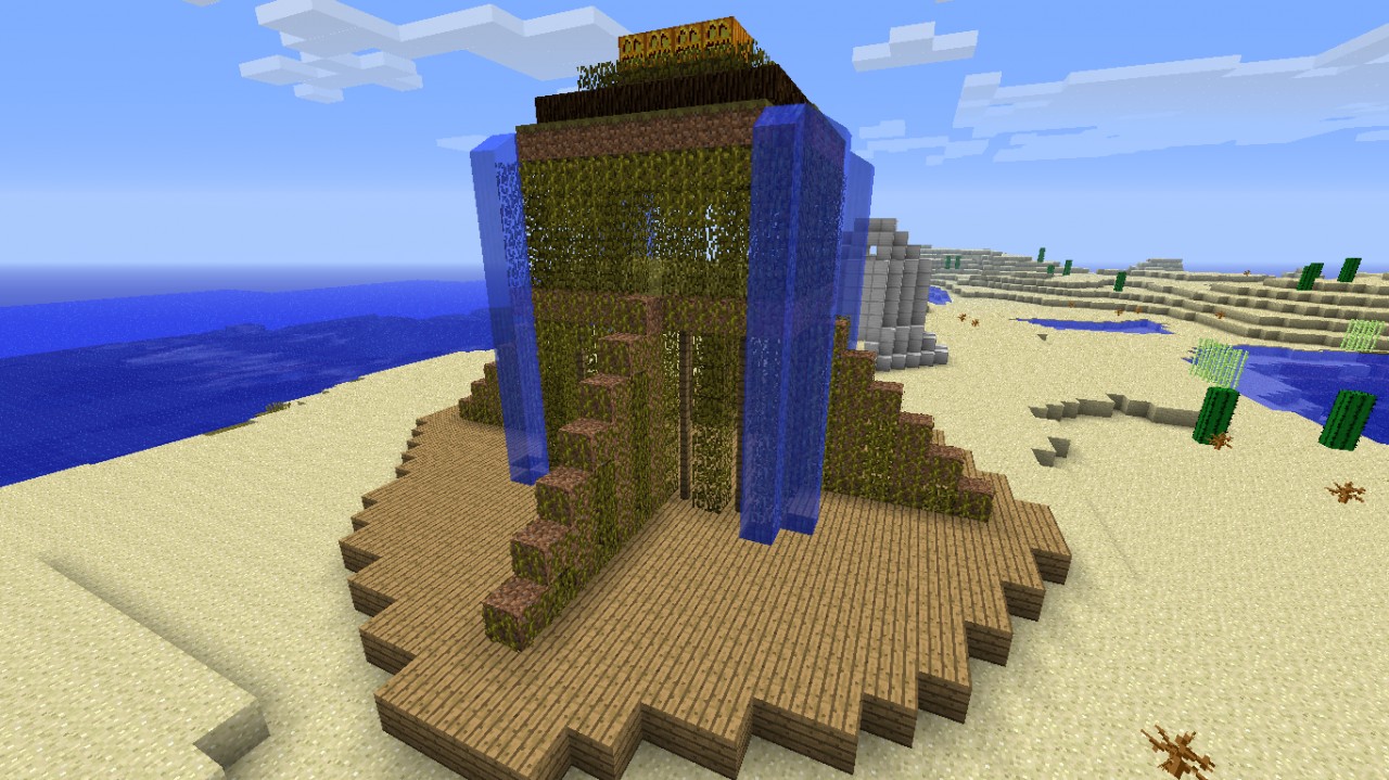 Nature temple Minecraft Map