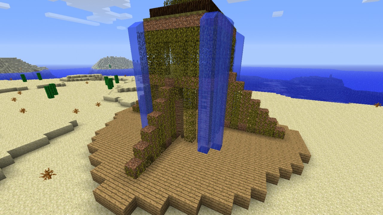 Nature temple Minecraft Map