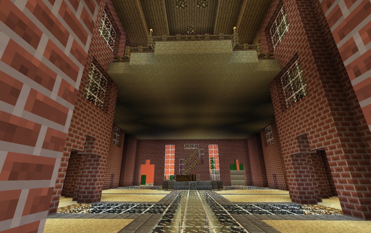 Red Brick Castle Minecraft Map