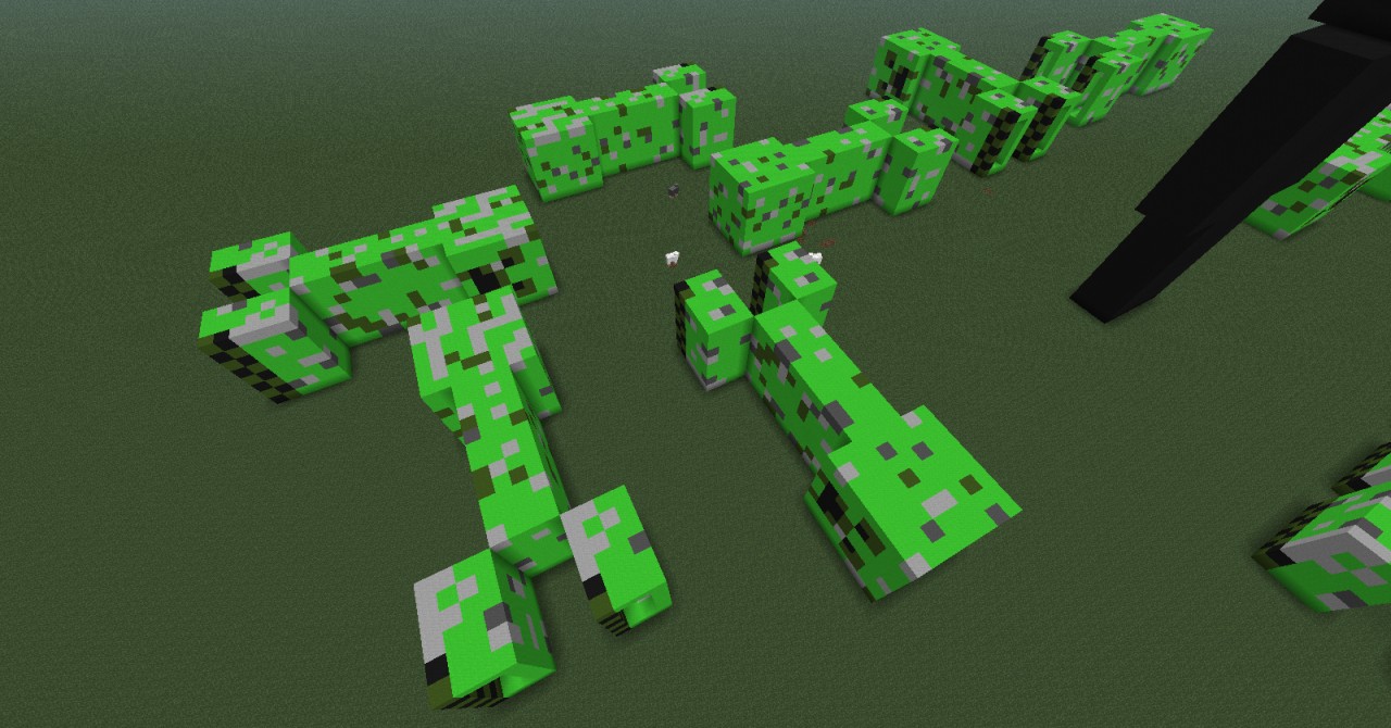 Creepers V.s. Ninja Minecraft Map
