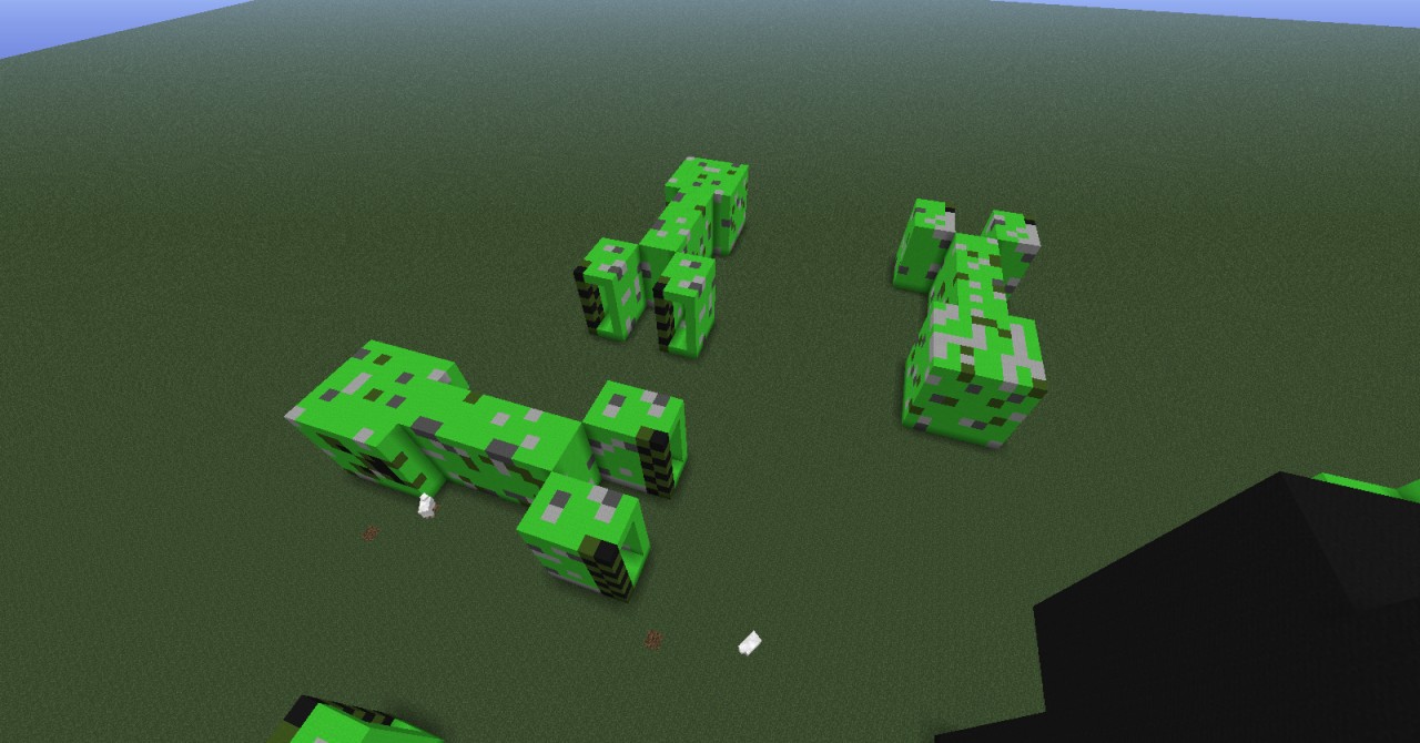 Steve V.s Creepers Minecraft Map