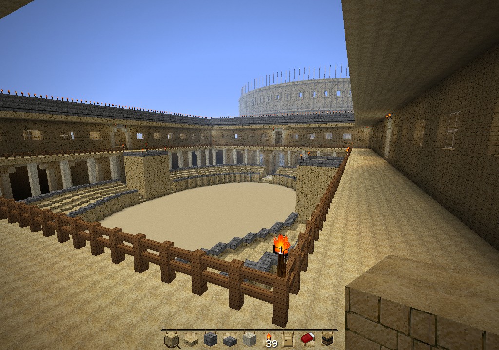 The Ludas Magnus and the Ludas Matutinus Minecraft Map