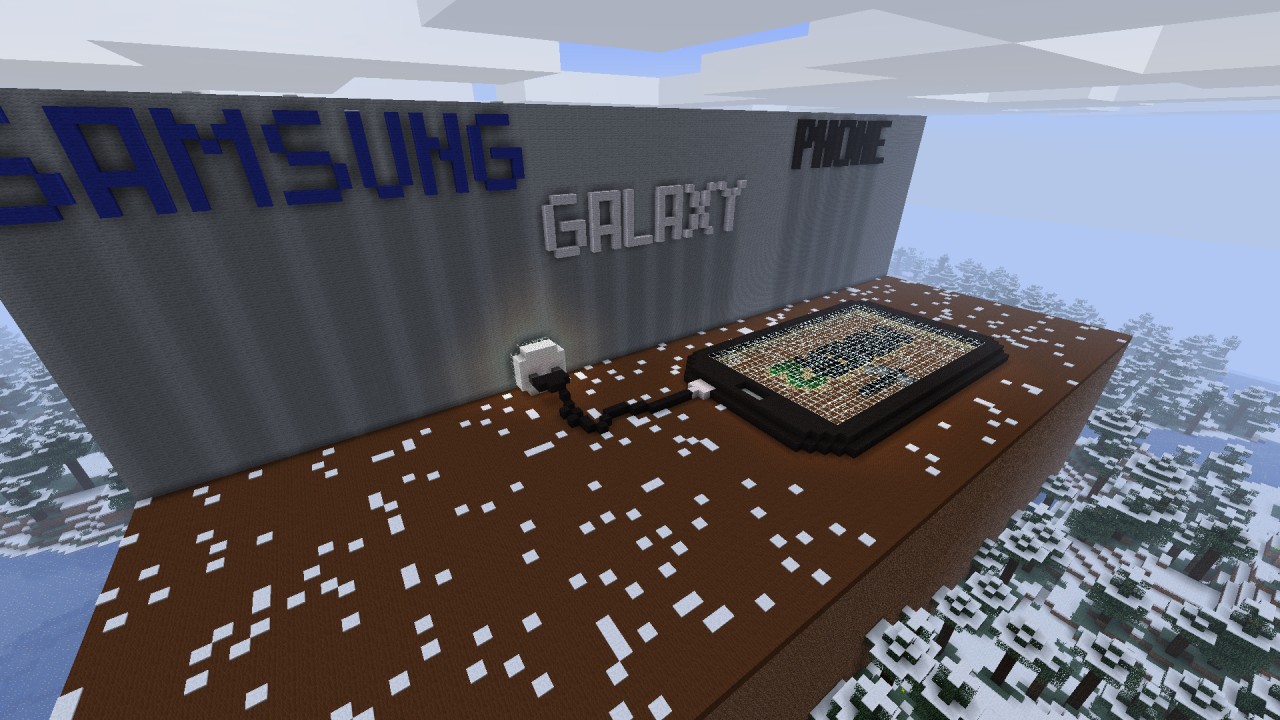 Samsung Galaxy Minecraft Map