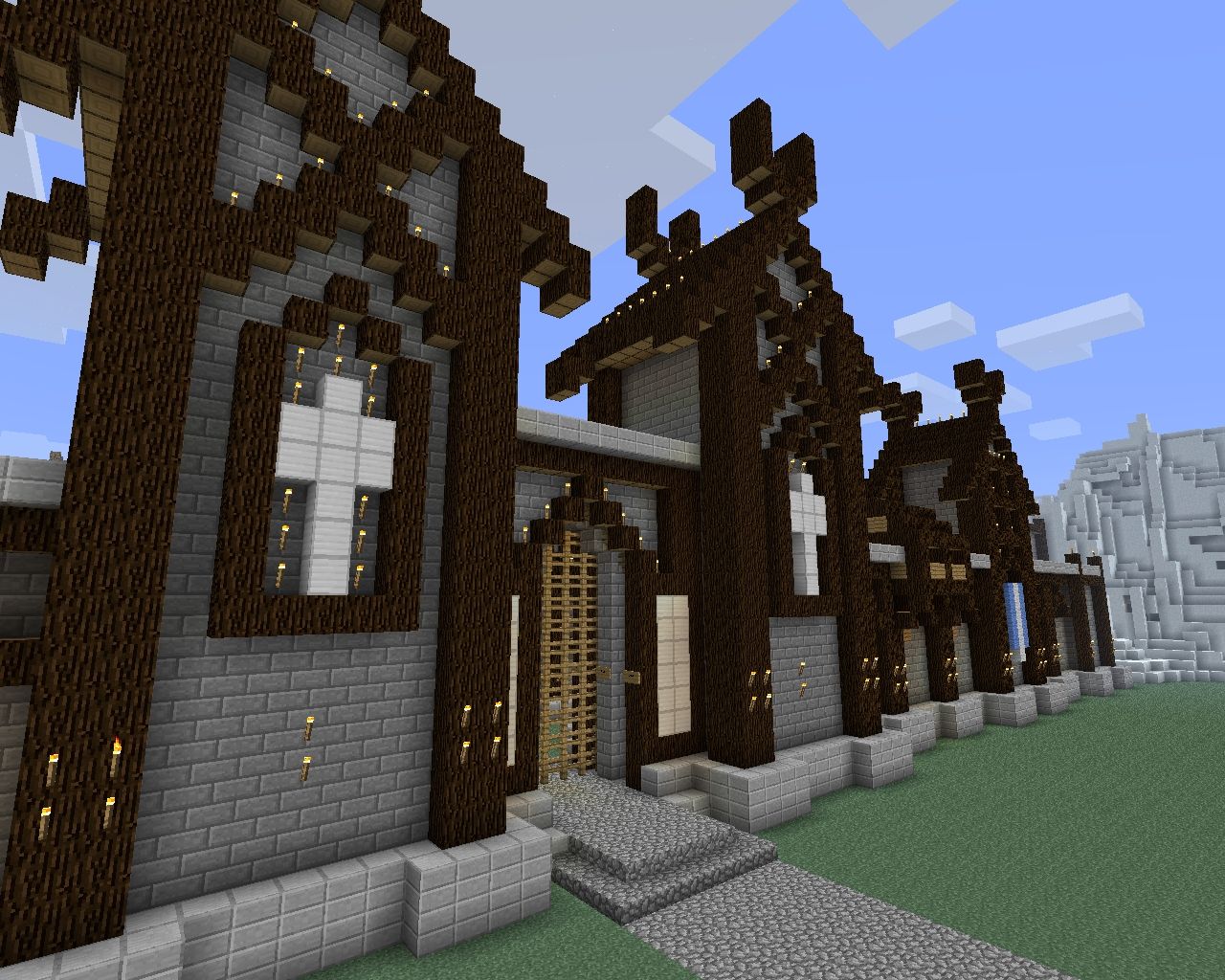 Large Nordic City Minecraft Map