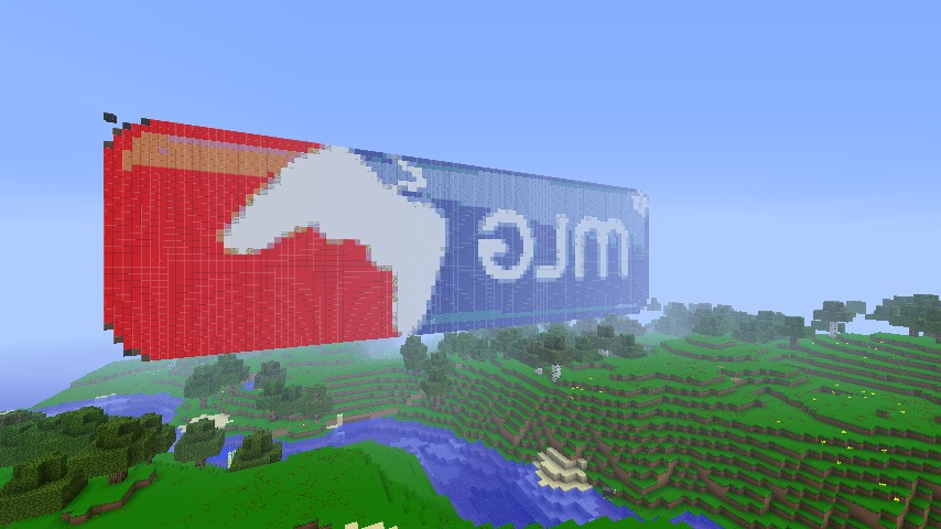 Pixel Art - MLG Logo Minecraft Map