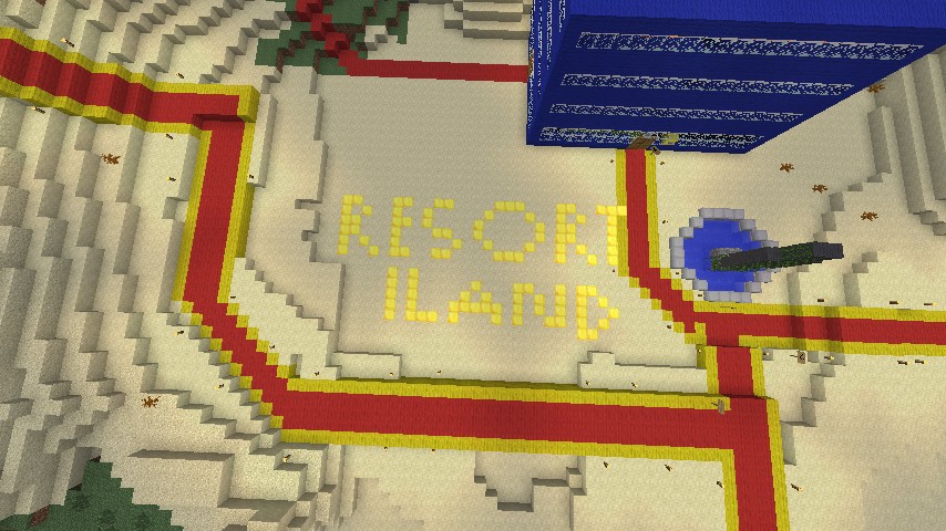 Resort Island Minecraft Map
