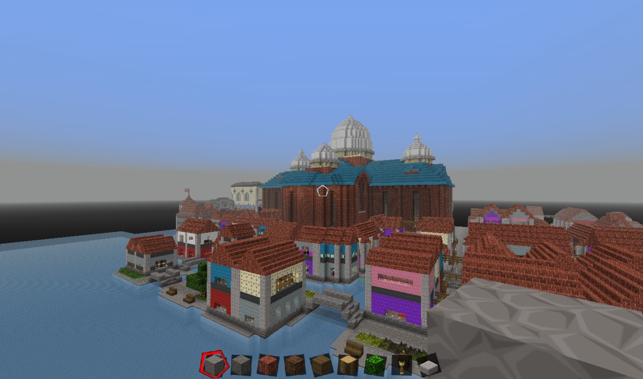a big village Minecraft Map