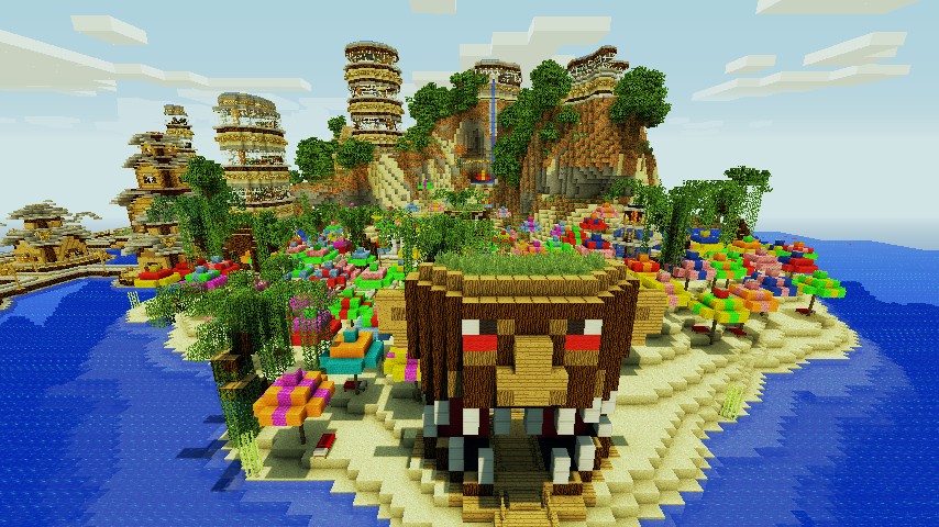 TheCraftMiner's - Tropical Paradise Island [Contest] Minecraft Map