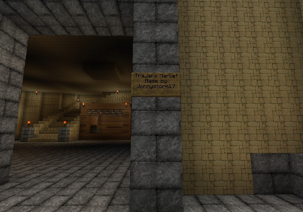 Trajans Forum (Trajans Forum, Market, Basilica, and Temple) Minecraft Map