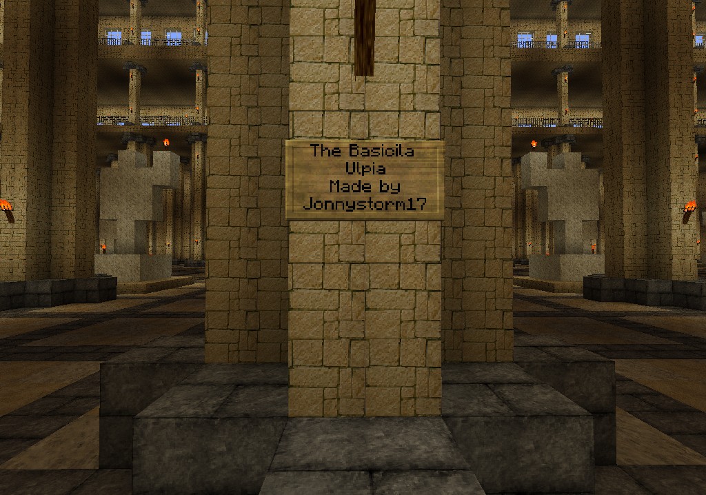 Trajans Forum (Trajans Forum, Market, Basilica, and Temple) Minecraft Map