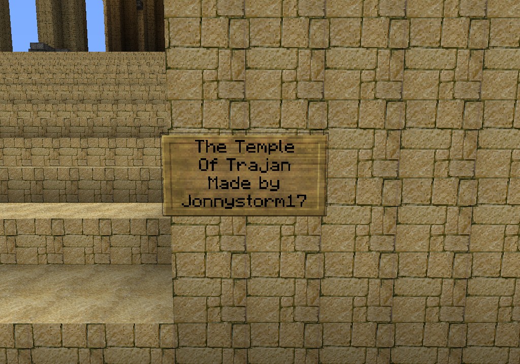 Trajans Forum (Trajans Forum, Market, Basilica, and Temple) Minecraft Map