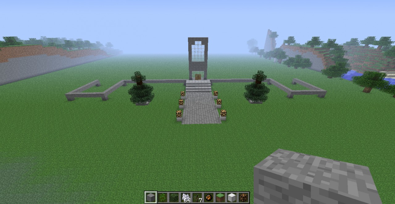 wayne manor + fully bat cave Minecraft Map