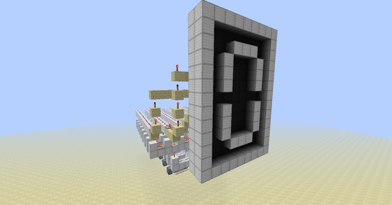 redstone 3-bit counter [ UPDATED ] Minecraft Map