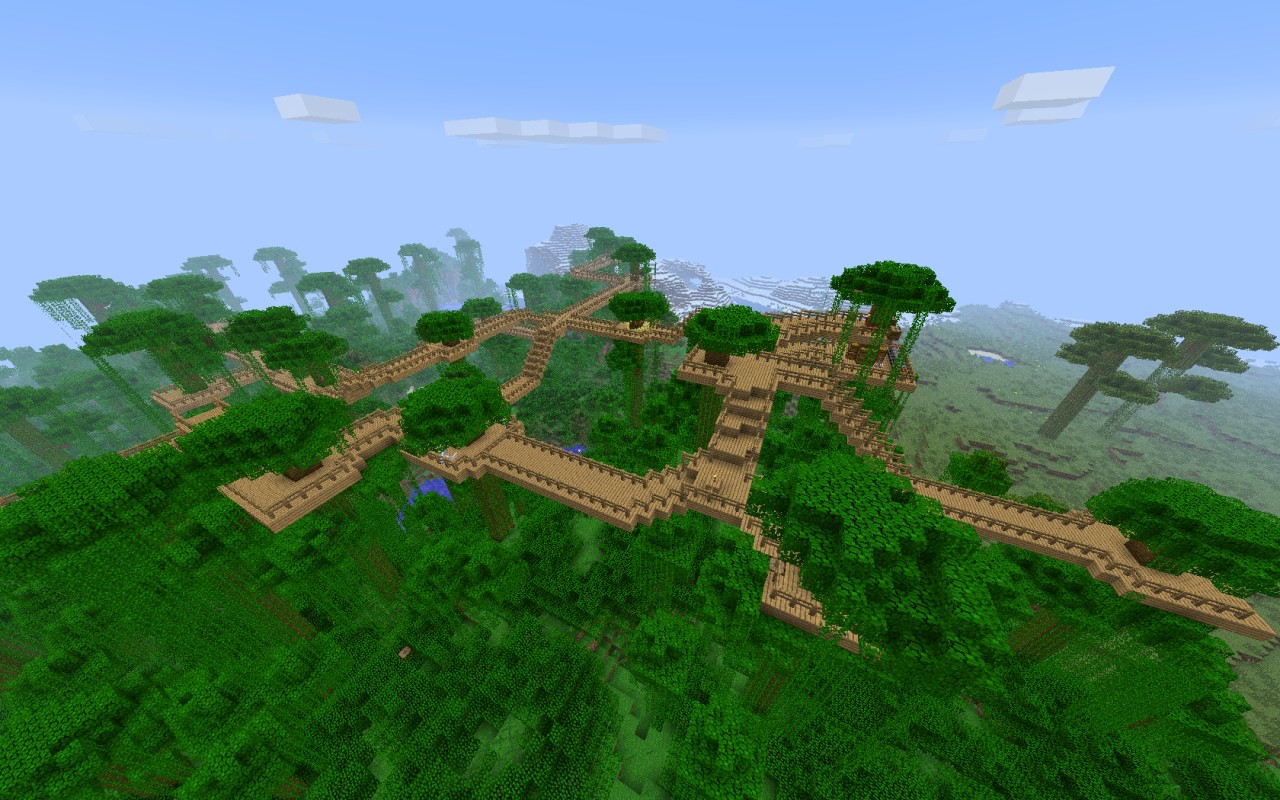 Jungle Based Home Minecraft Map