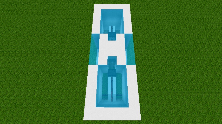 Simple modern sliding doors Minecraft Map