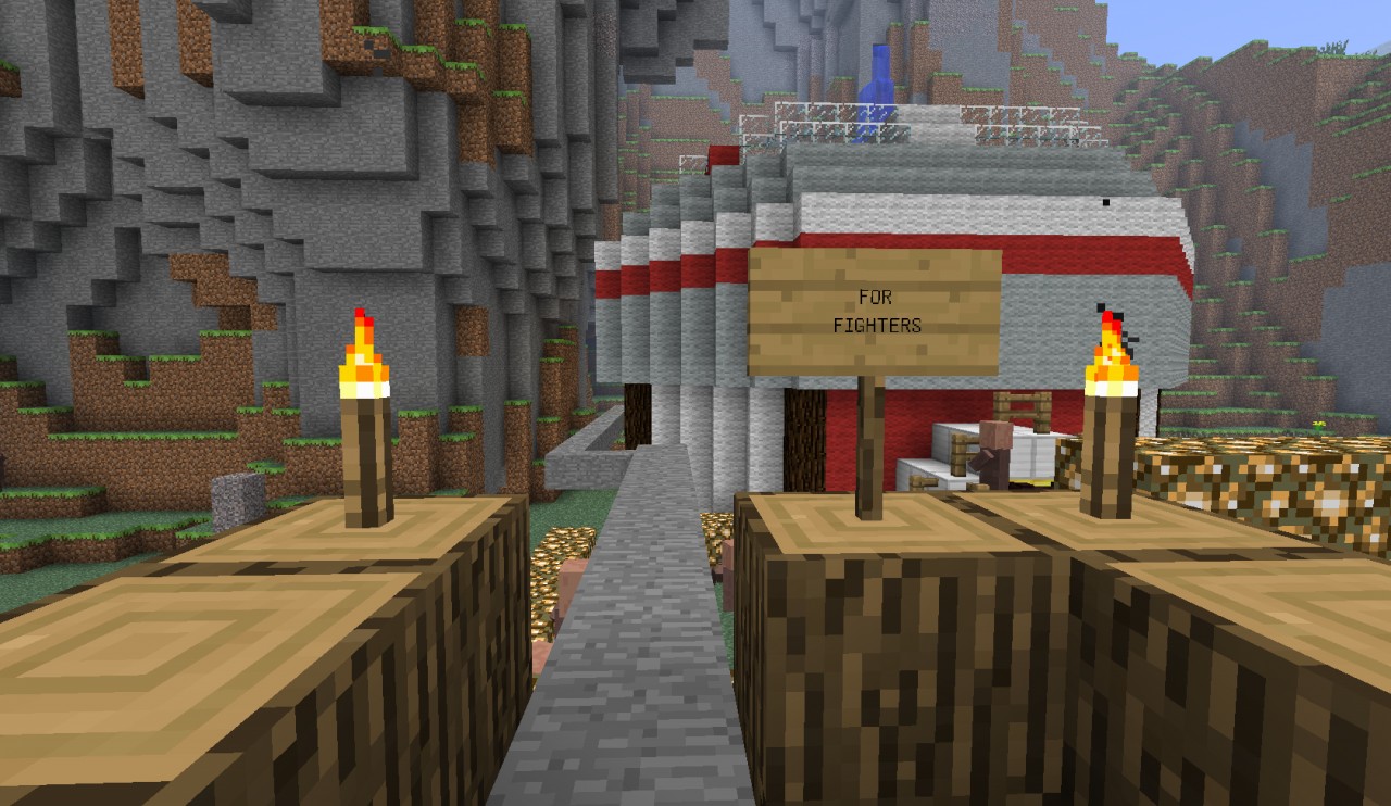 Simple battle arena Minecraft Map
