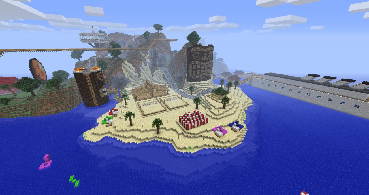 WolfReigh Resort Island Minecraft Map