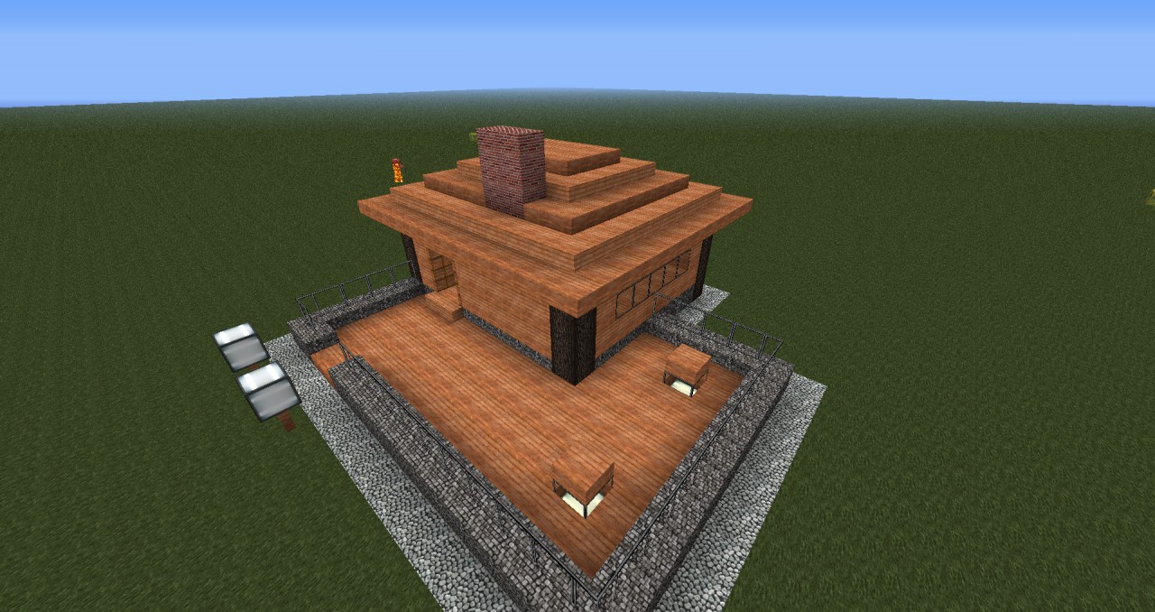 Modern little house Minecraft Map