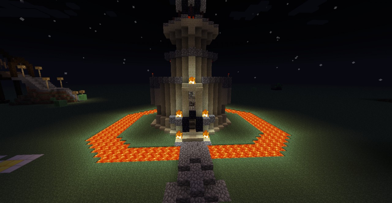 sandstone tower Minecraft Map