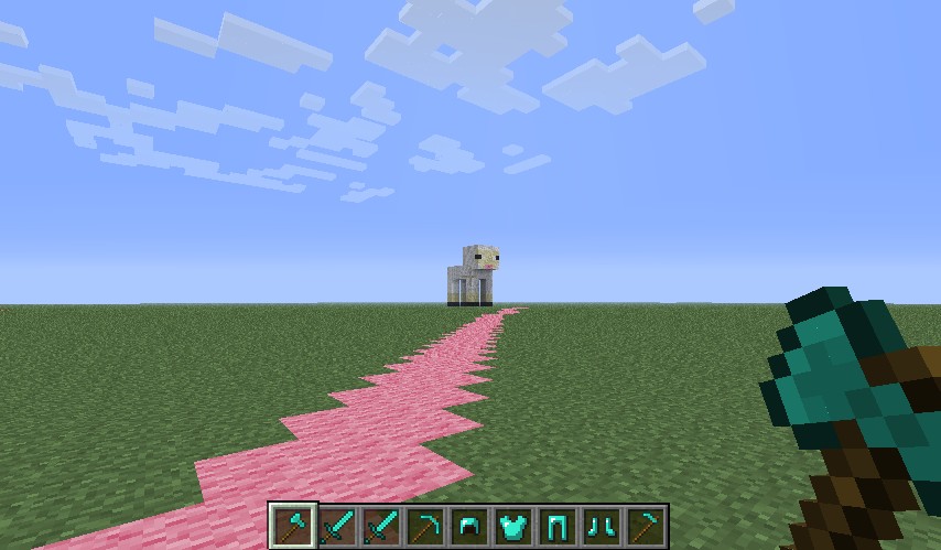 Sheep statue Minecraft Map